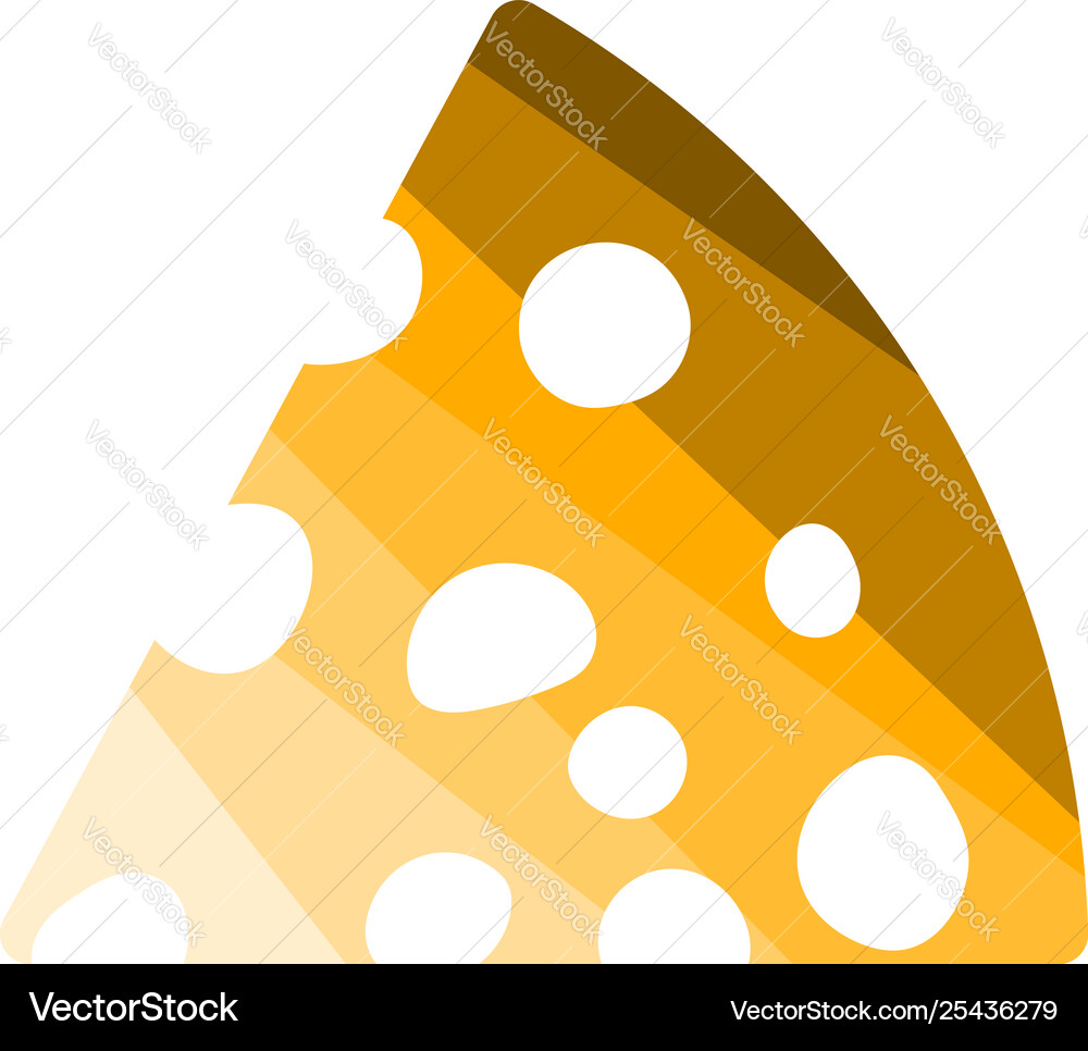 Cheese icon Royalty Free Vector Image - VectorStock