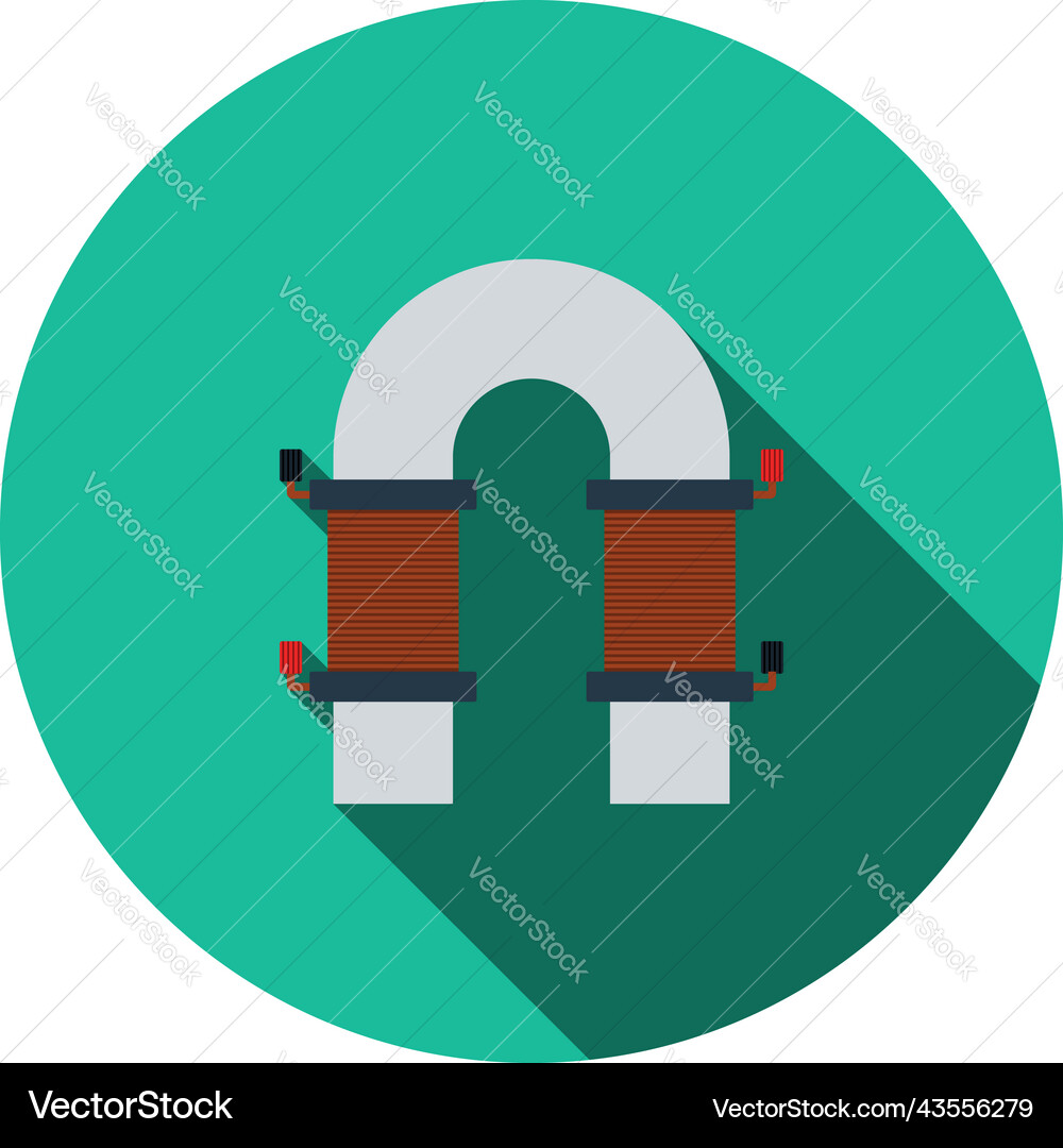 Electric magnet icon Royalty Free Vector Image