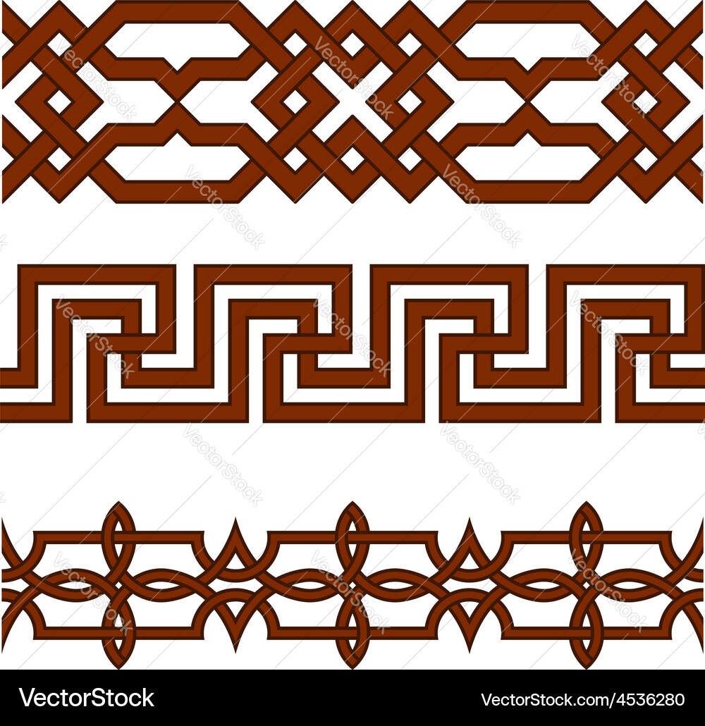 Ornate borders Royalty Free Vector Image - VectorStock
