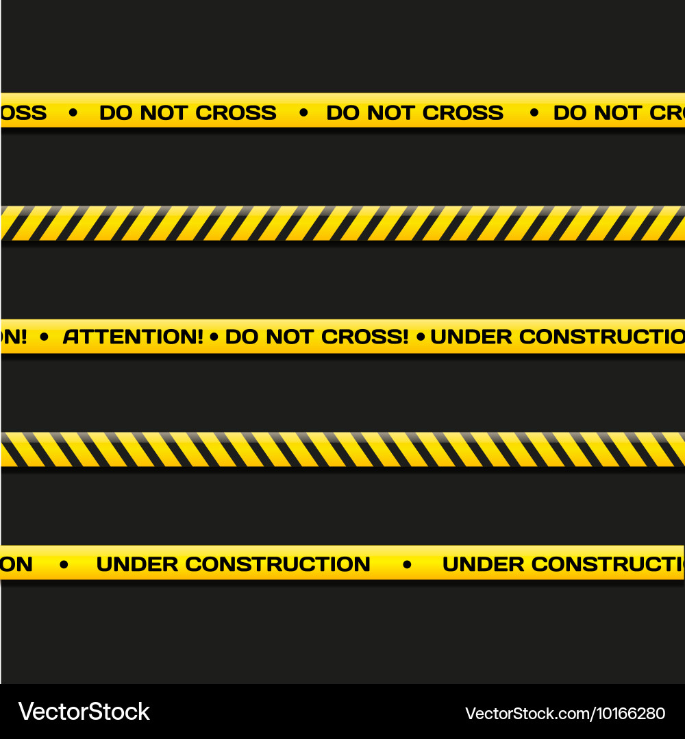 Police line do not cross under Royalty Free Vector Image