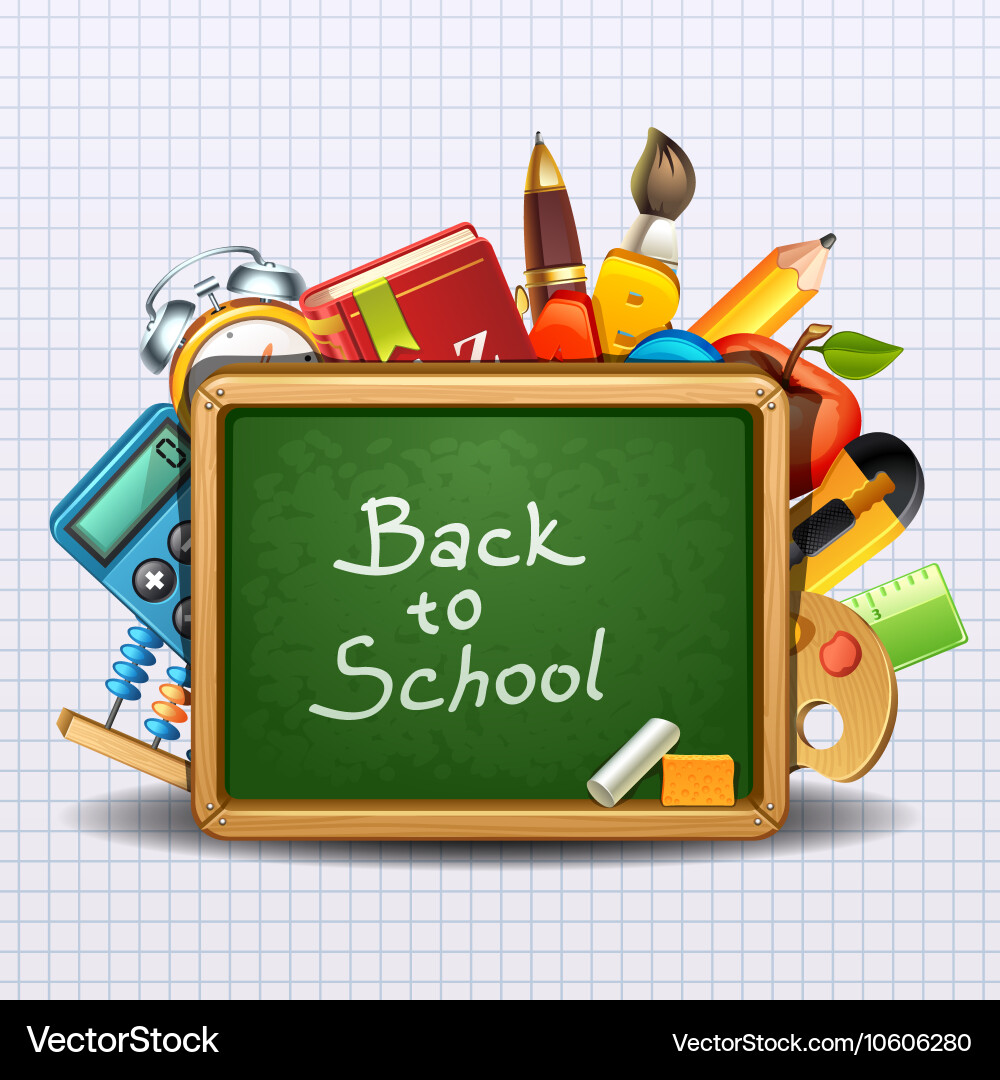School -2 Royalty Free Vector Image - VectorStock