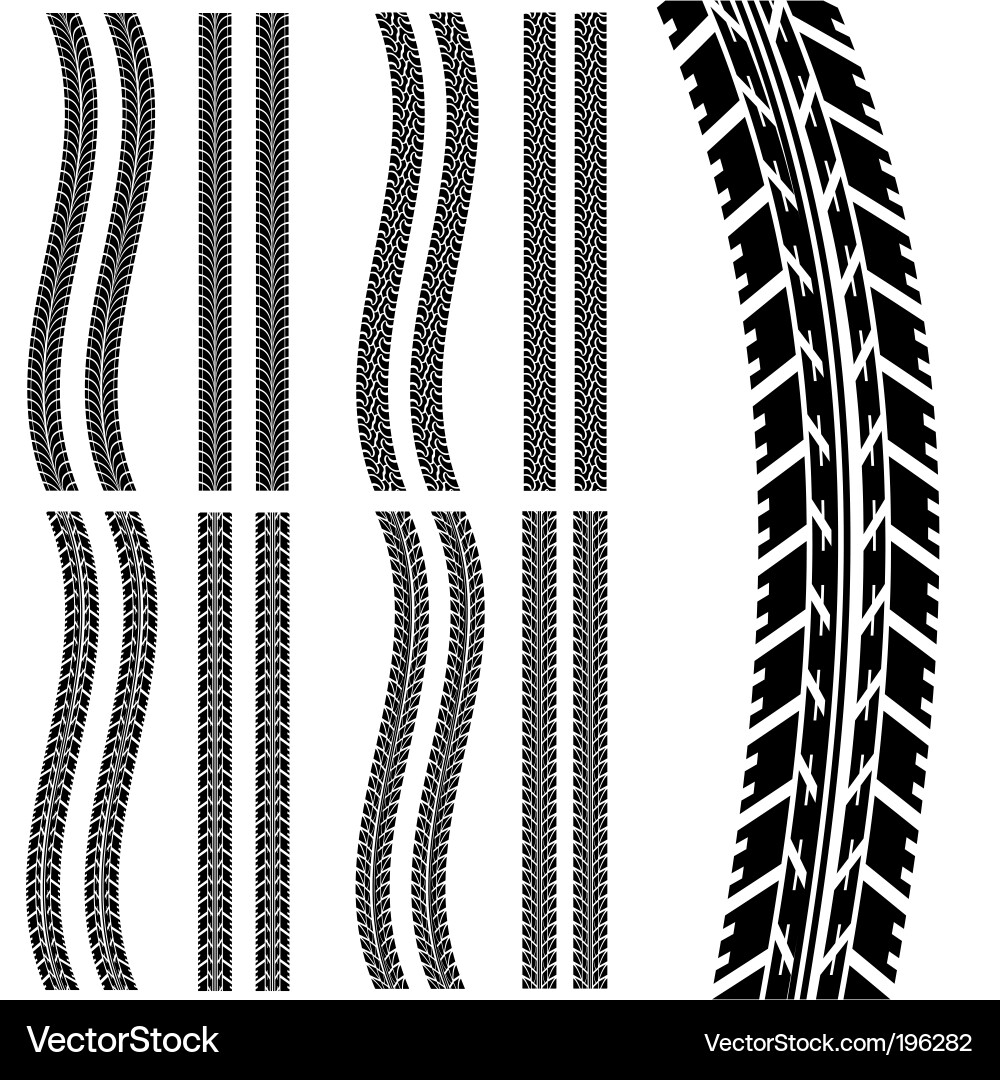 Car tyre Royalty Free Vector Image - VectorStock
