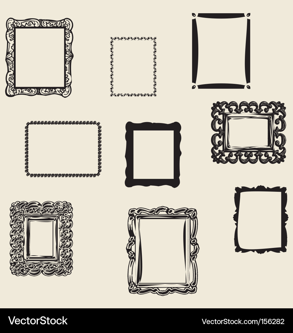 Old Picture Frames Vector Images (over 26,000)