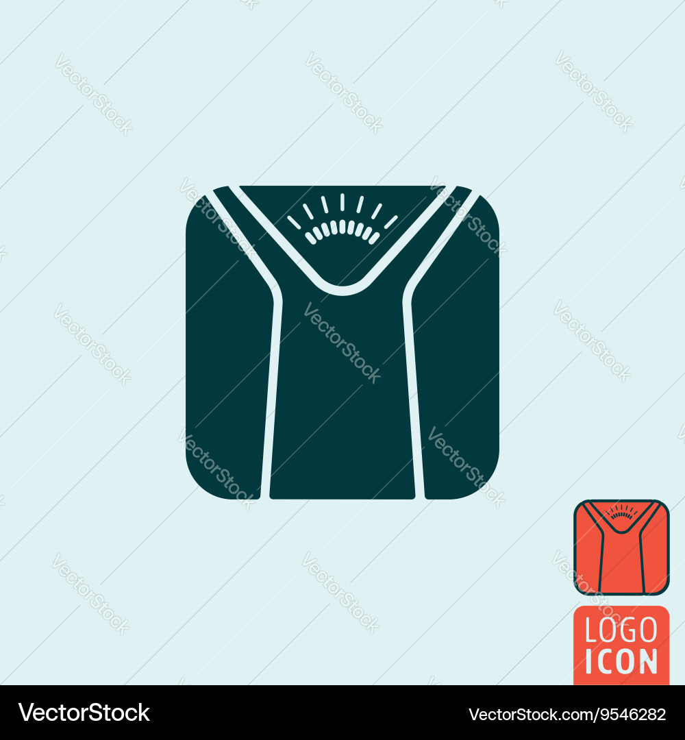 Scales icon isolated Royalty Free Vector Image