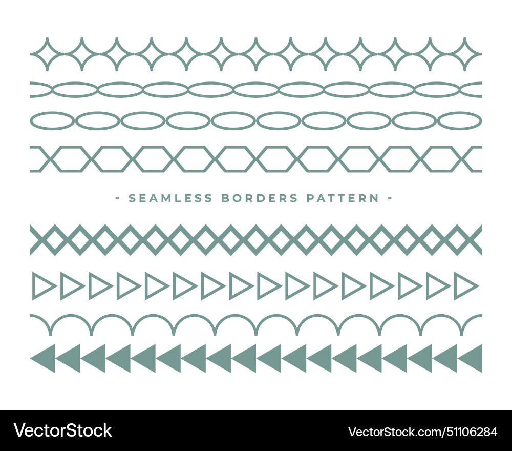 Beautiful set of lace pattern background Vector Image