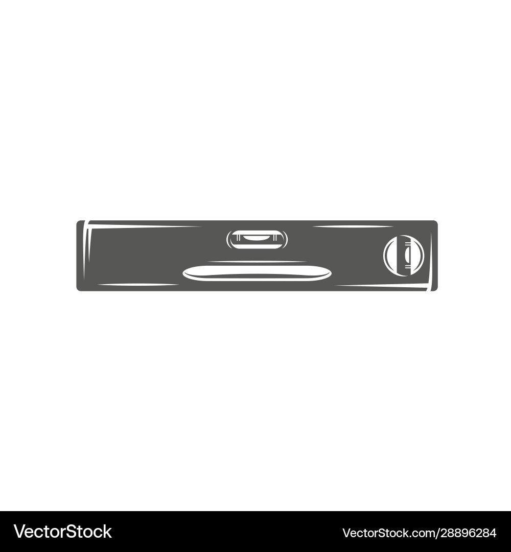 Level isolated on white background Royalty Free Vector Image