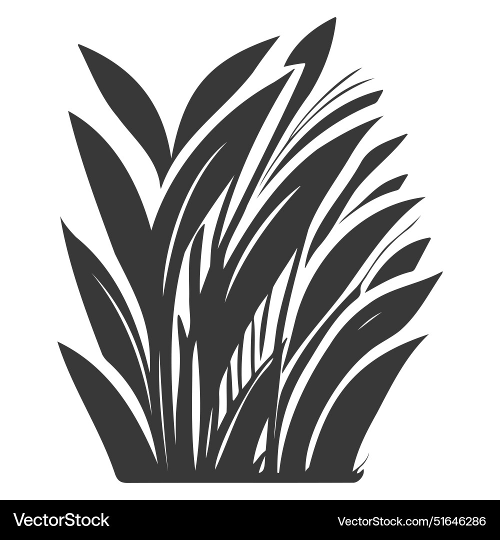 Grass garden grey Royalty Free Vector Image - VectorStock