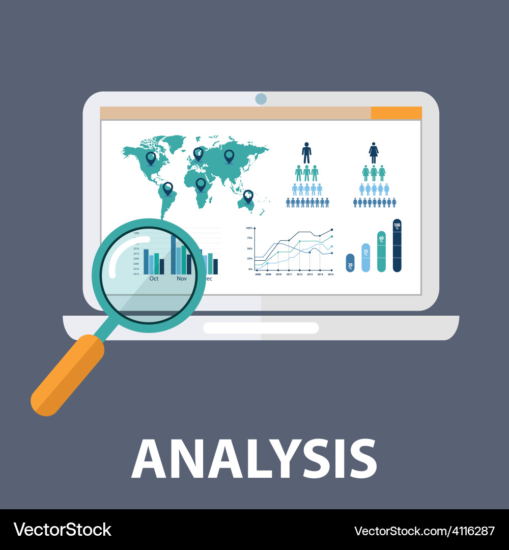Analysis Royalty Free Vector Image - VectorStock