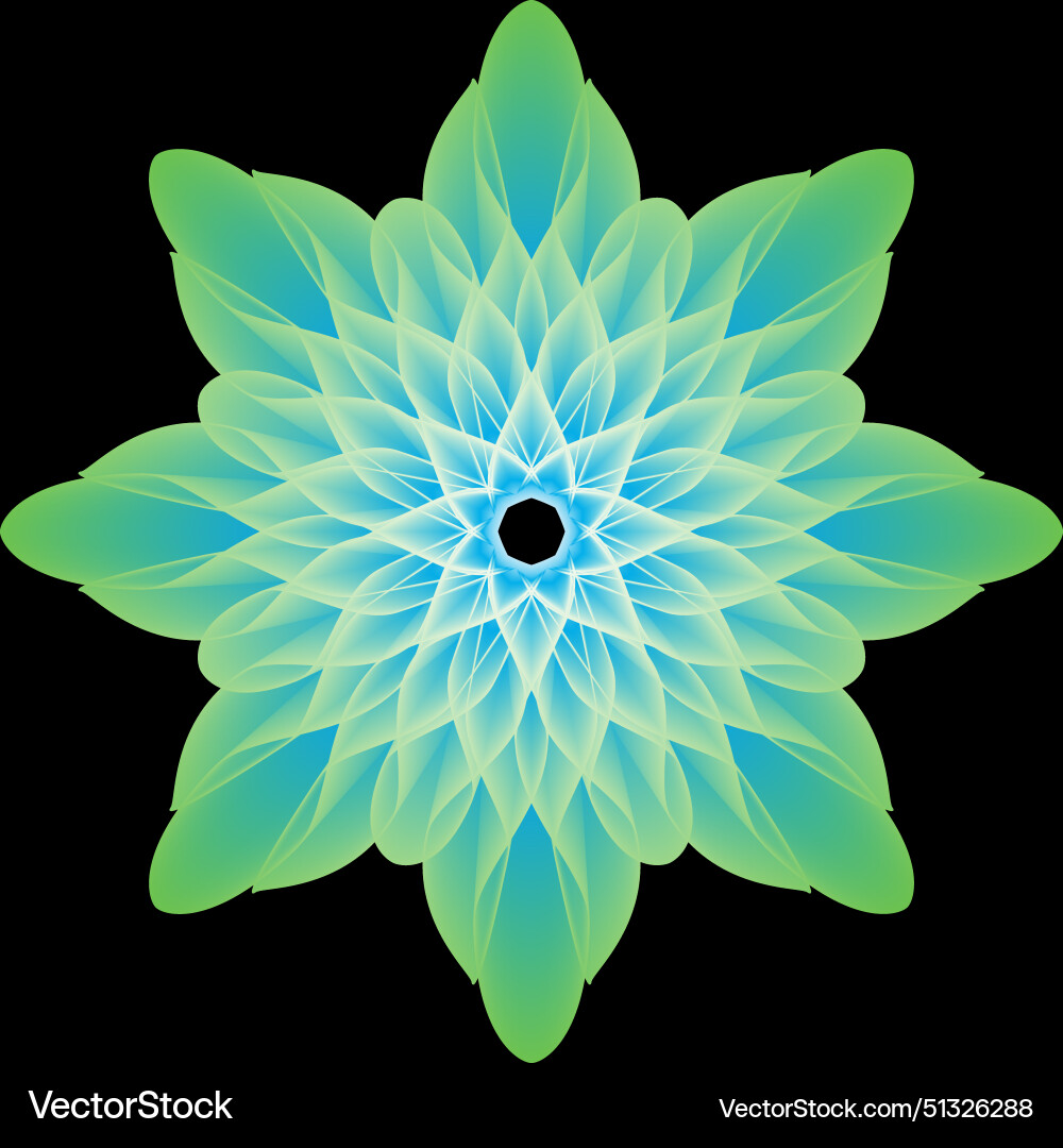 Colorful flower Royalty Free Vector Image - VectorStock