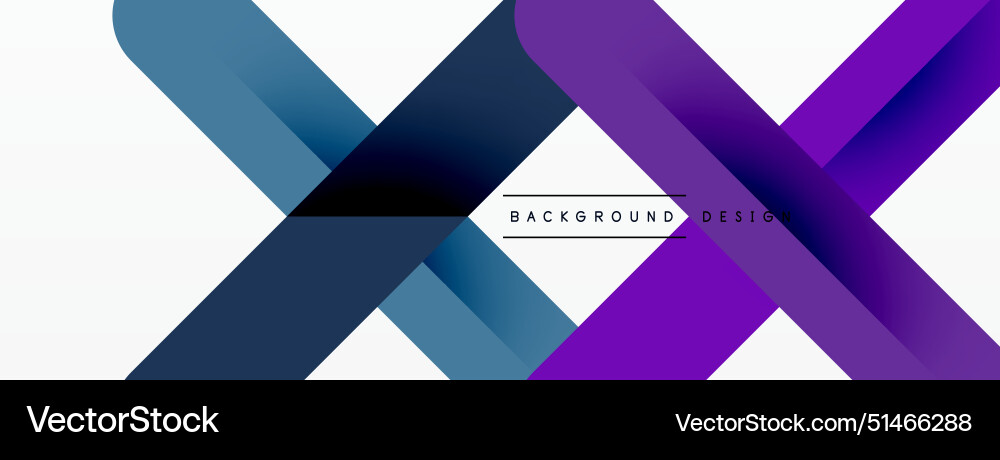 Colorful lines with shadows geometric background Vector Image