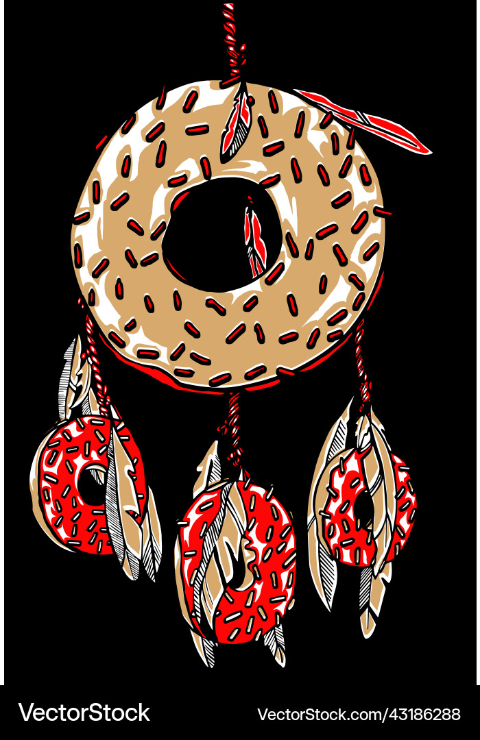 Donut Royalty Free Vector Image - VectorStock