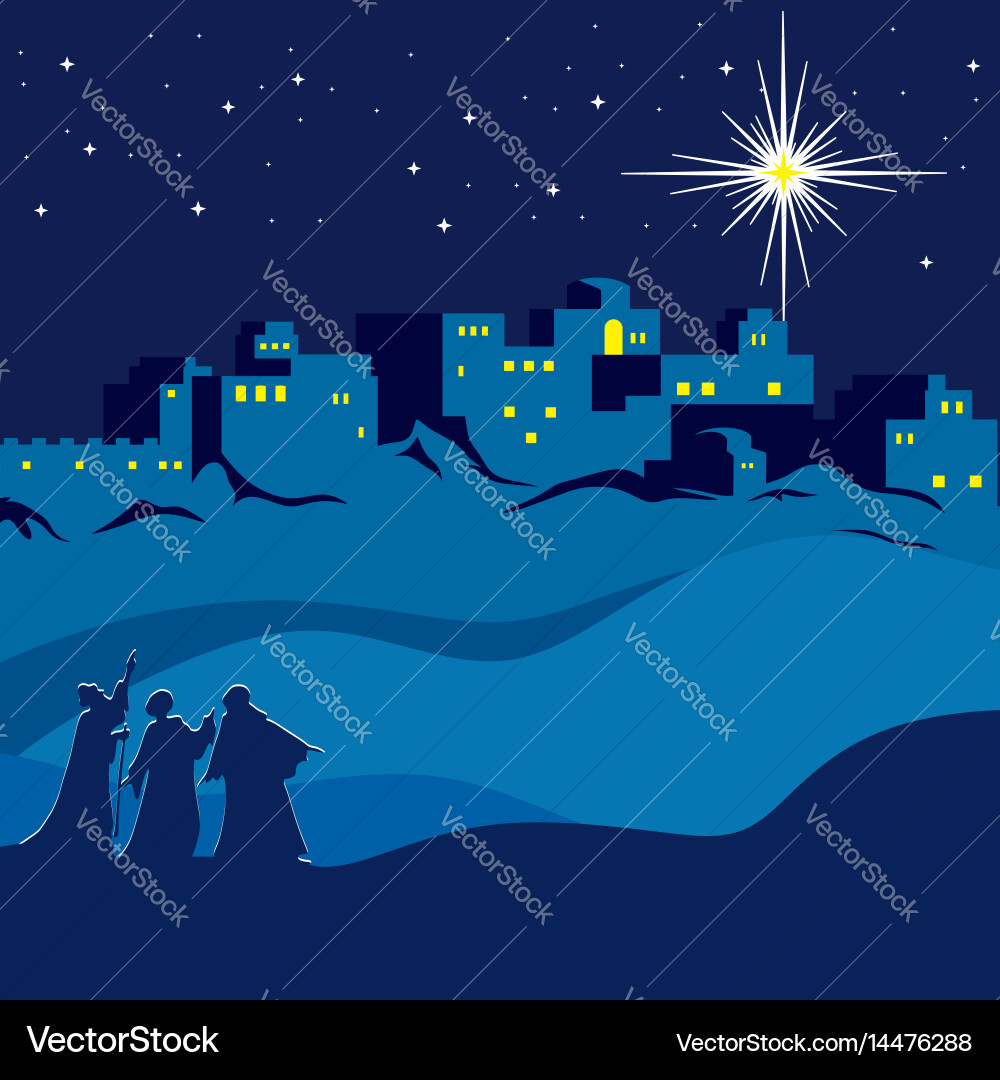 Nativity of jesus christ Royalty Free Vector Image
