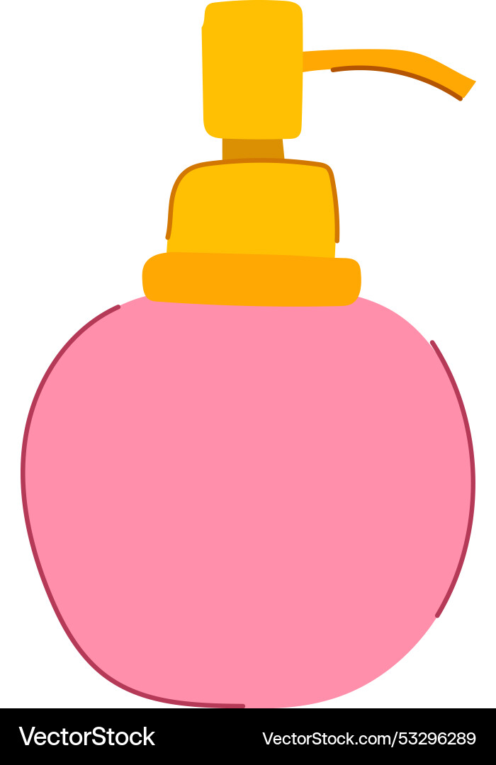 Bathroom liquid soap dispenser cartoon Royalty Free Vector Bathroom liquid soap dispenser cartoon Royalty Free Vector