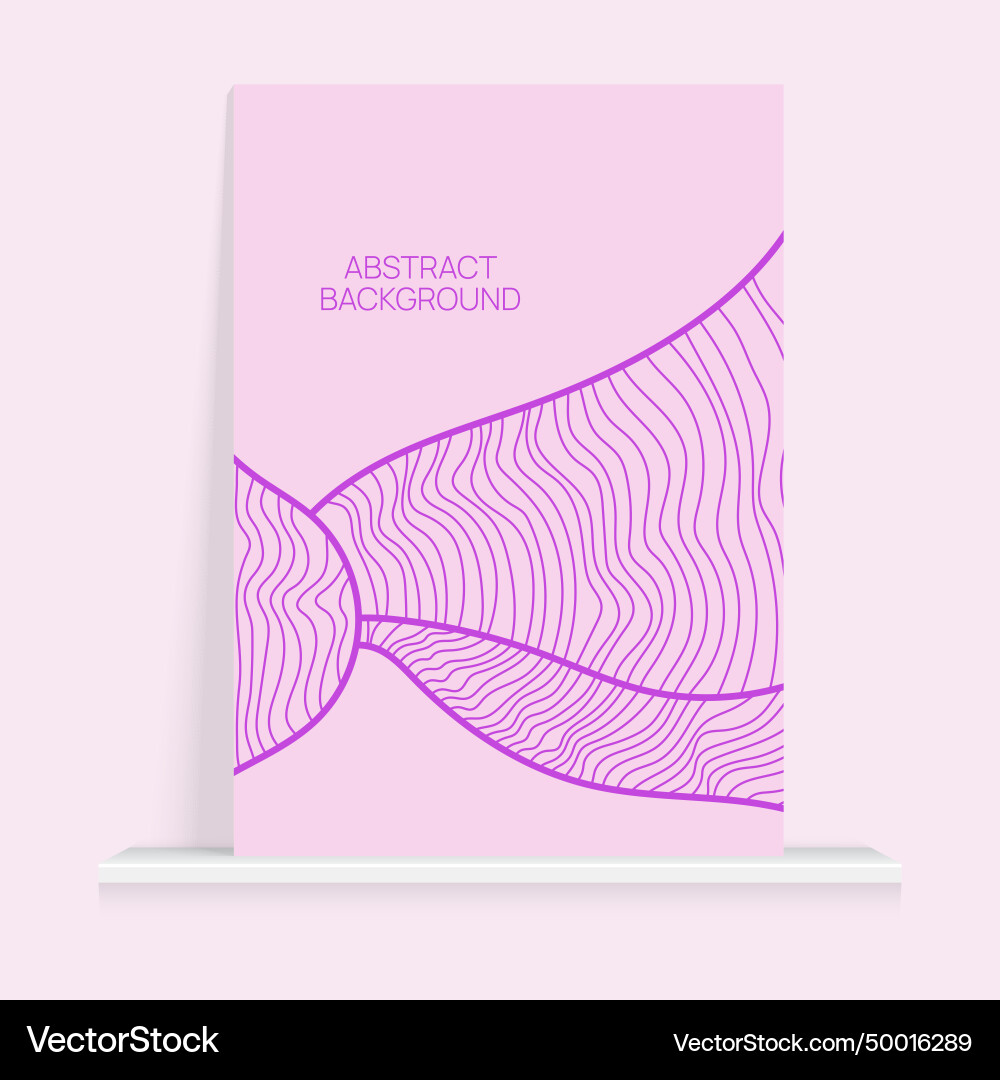 Poster on the shelf Royalty Free Vector Image - VectorStock