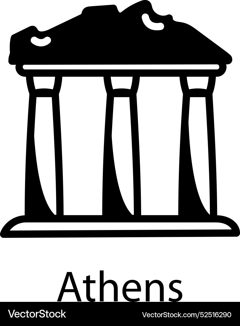 Athens Royalty Free Vector Image - VectorStock