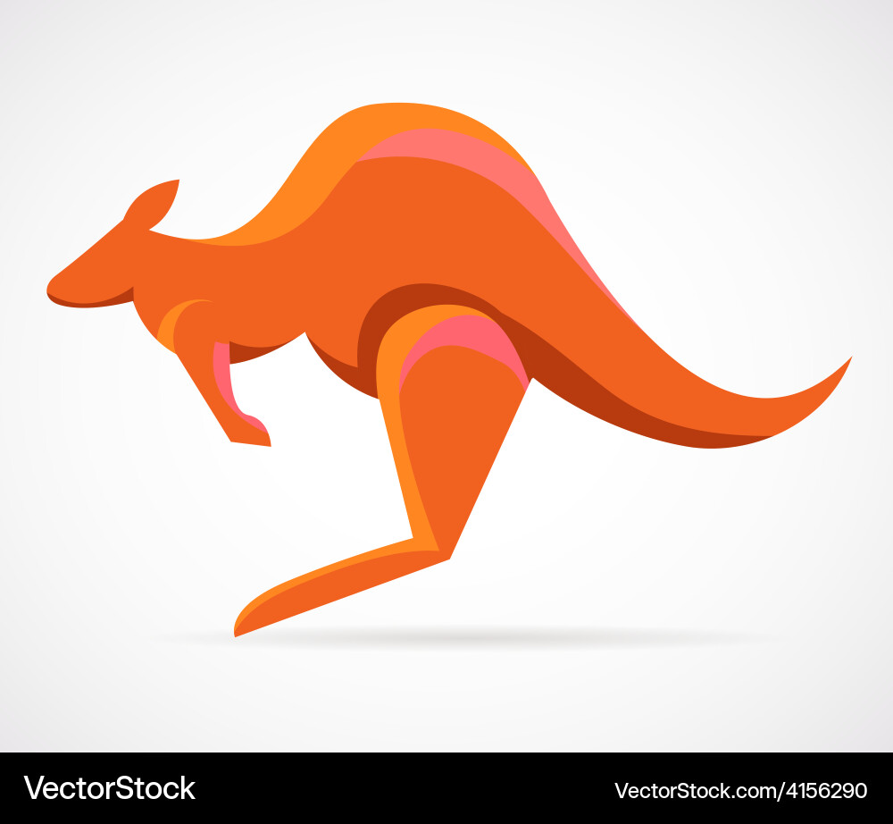 Kangaroo Royalty Free Vector Image - VectorStock