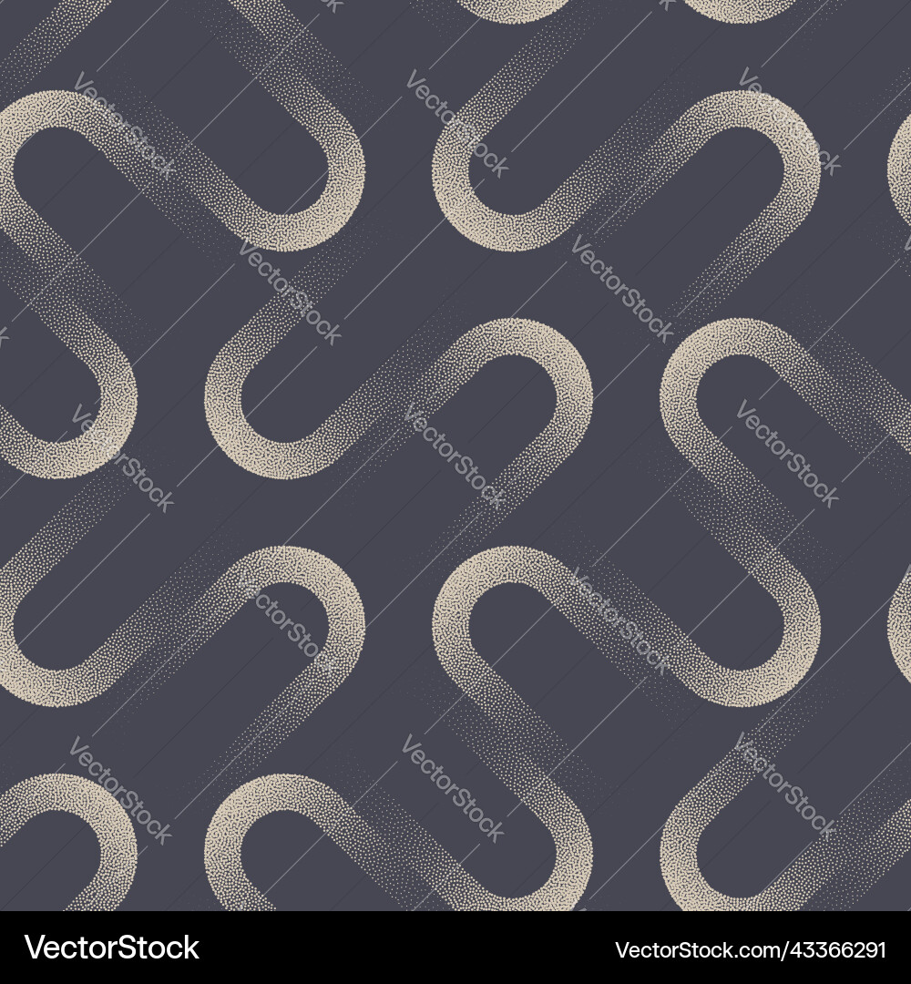 Dynamic linear ripple structure seamless pattern Vector Image