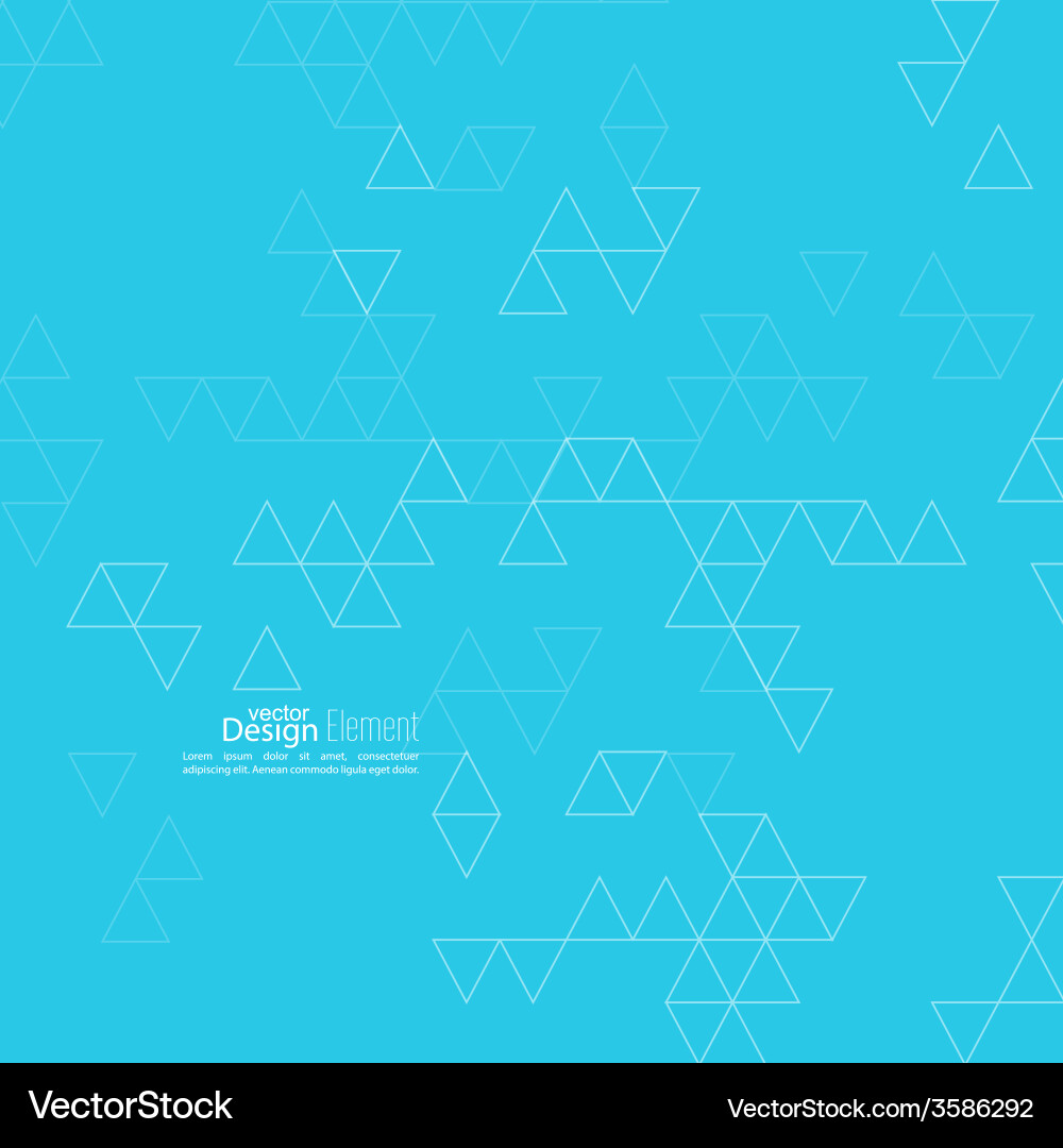Abstract background with triangles Royalty Free Vector Image
