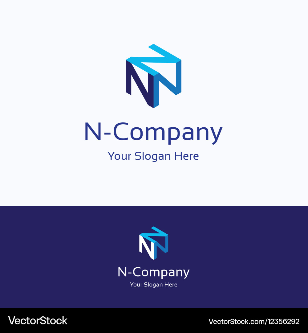 N company logo Royalty Free Vector Image - VectorStock