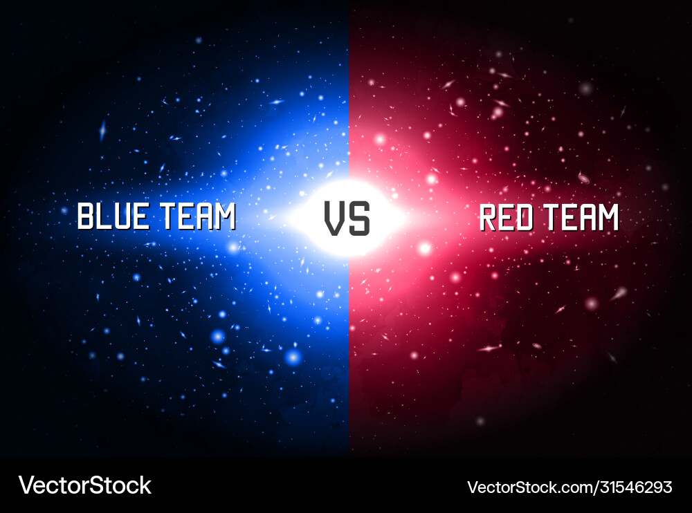 Game versus screen fight backgrounds against each Vector Image