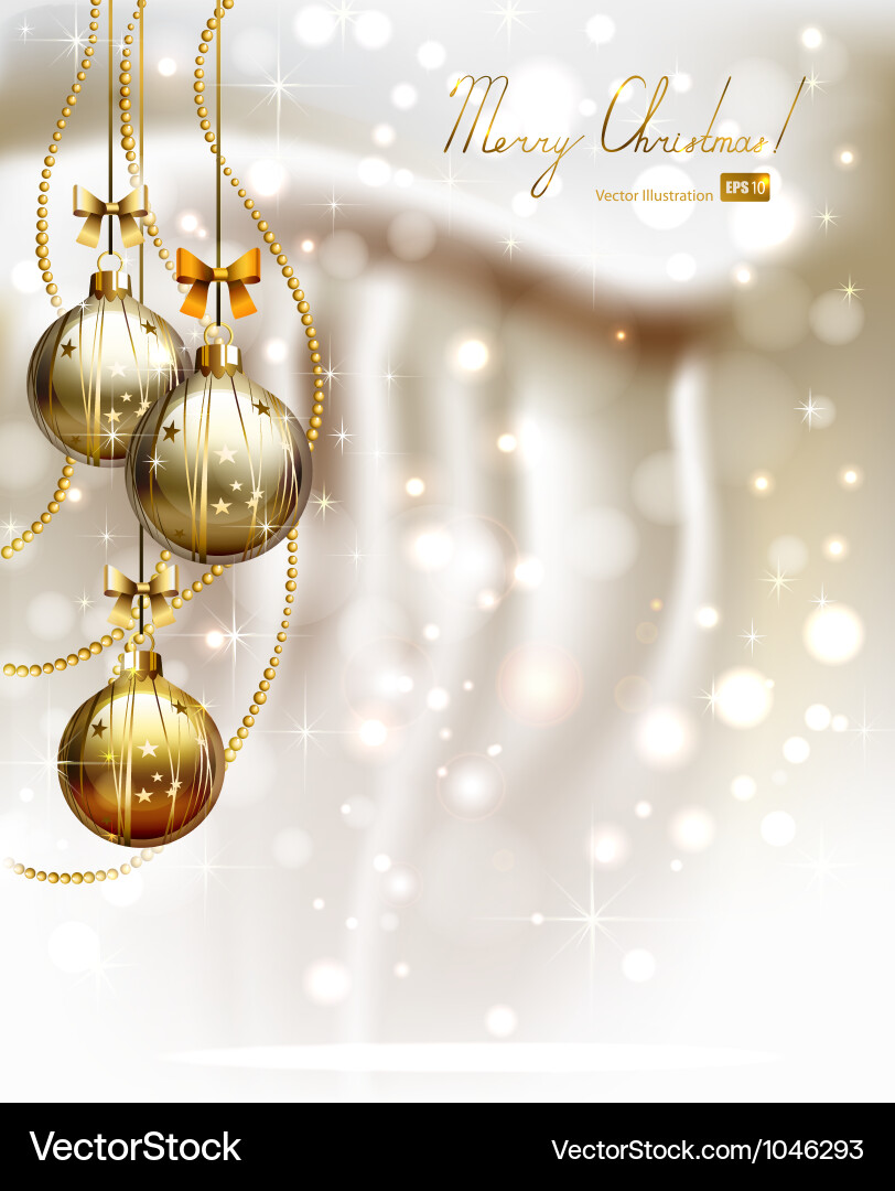 Glimmering Christmas Background Royalty Free Vector Image