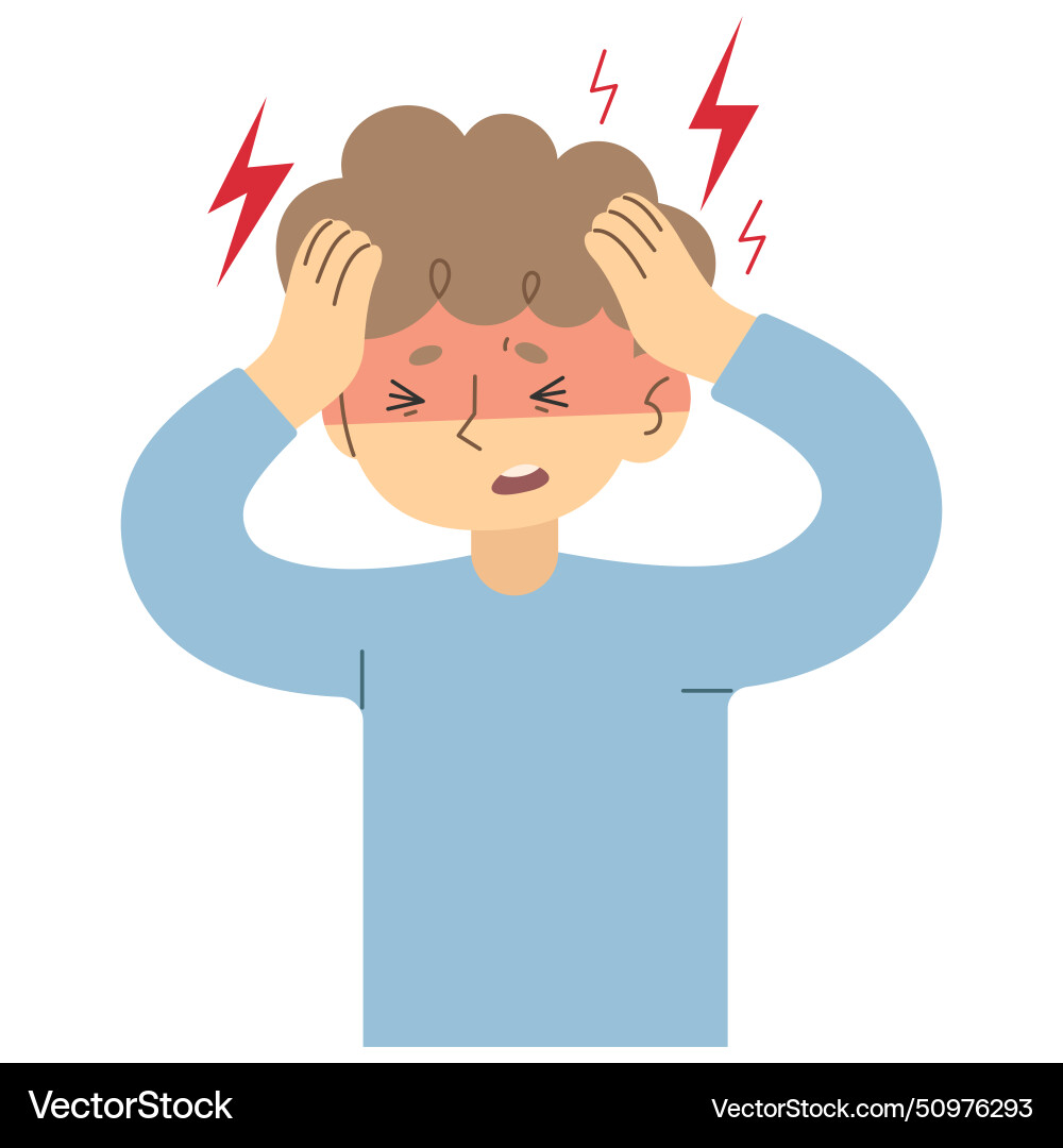 Headache 2 Royalty Free Vector Image - VectorStock