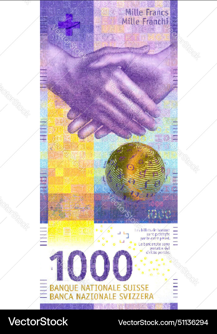 Obverse high polygonal pixel mosaic banknote Vector Image
