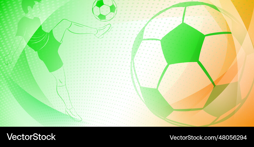 Soccer background Royalty Free Vector Image - VectorStock