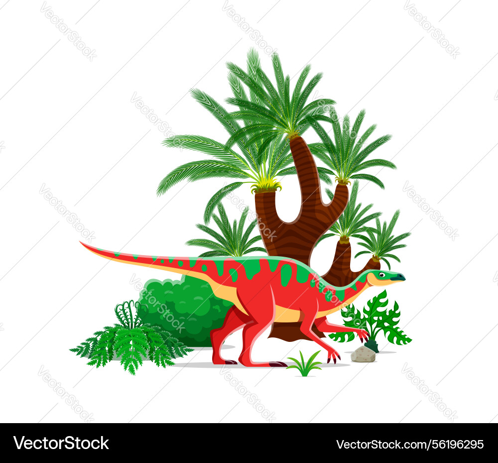 Dinosaur prehistoric lizard anatotitan anatosaurus