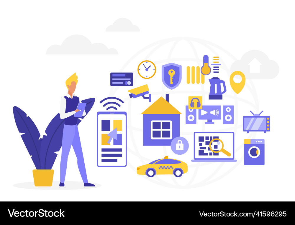 Internet of Things (IoT) Management Royalty Free Vector