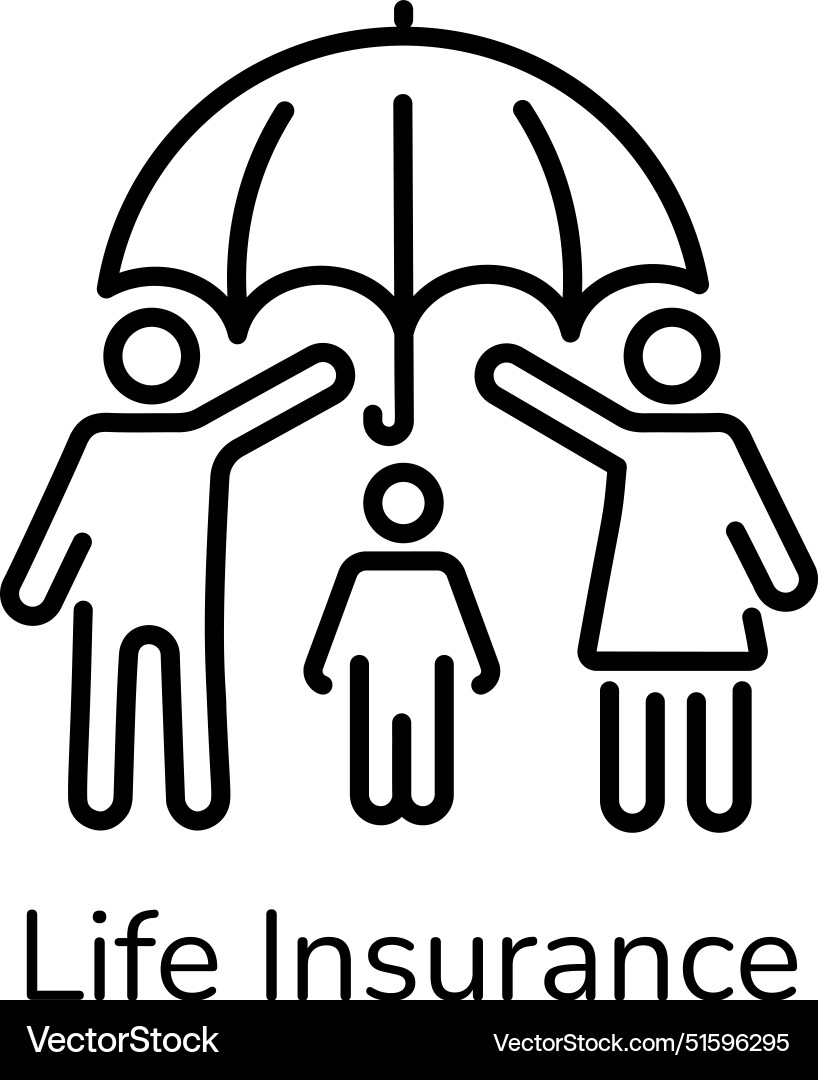 Life insurance Royalty Free Vector Image - VectorStock