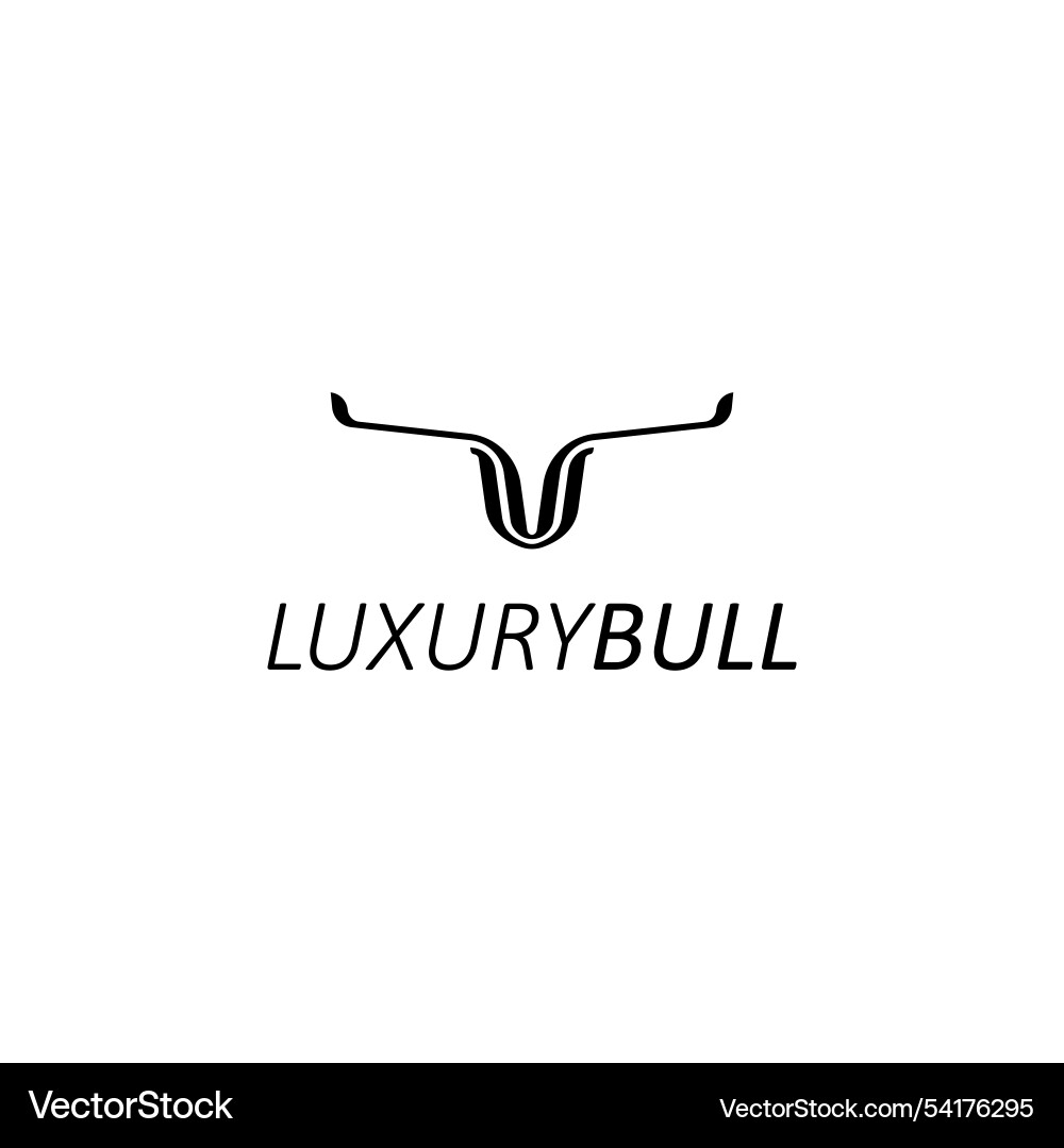 Luxus-Bulle-Logo Lizenzfreies Vektorbild - VectorStock