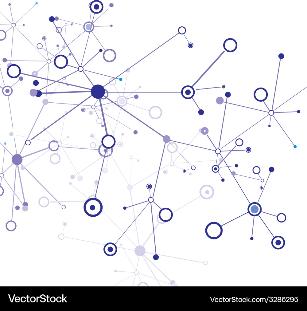 Molecule background Royalty Free Vector Image - VectorStock