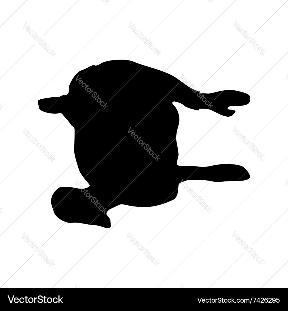 People silhouette view from above Royalty Free Vector Image