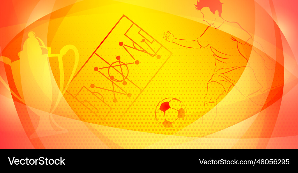 Soccer background Royalty Free Vector Image - VectorStock