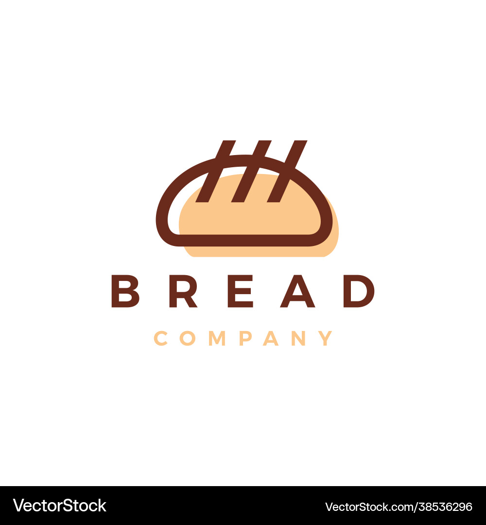 Bread bakery logo icon Royalty Free Vector Image