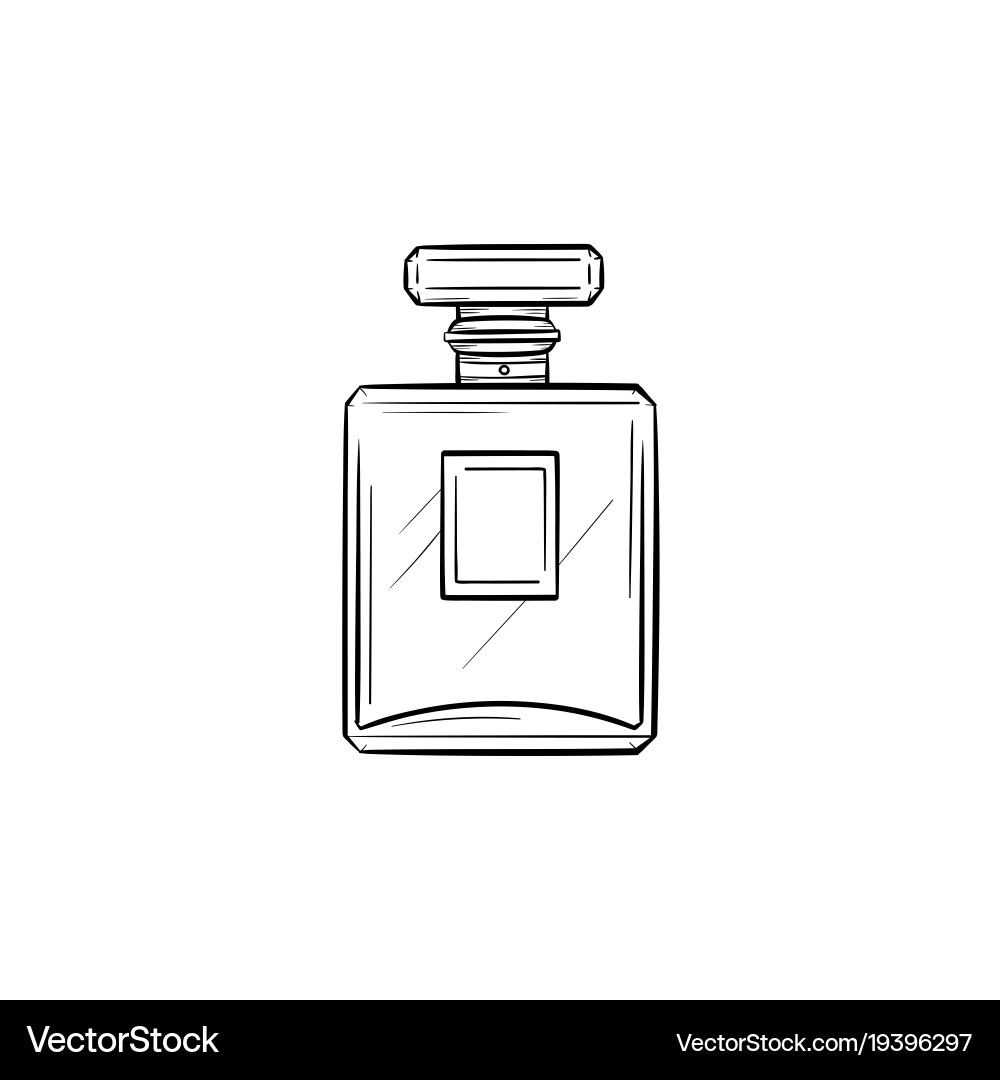 Perfume Hand Drawn Sketch Icon Royalty Free Vector Image