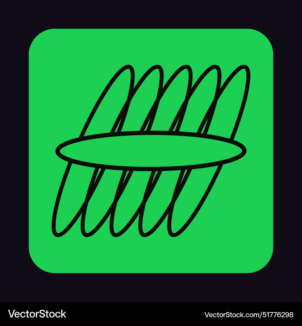 Bauhaus icon with square shape geometric figure Vector Image