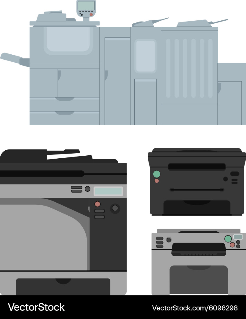 Laser printer Royalty Free Vector Image - VectorStock