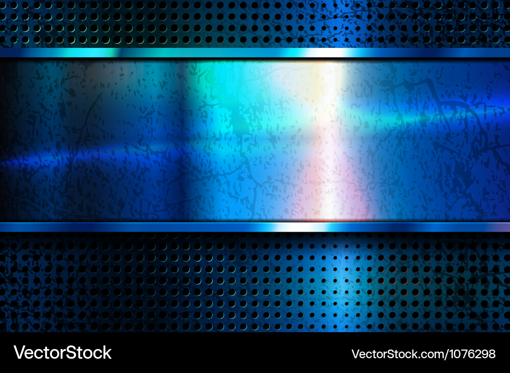 Metallic Blue Metal Background – Royalty-Free Vector | VectorStock