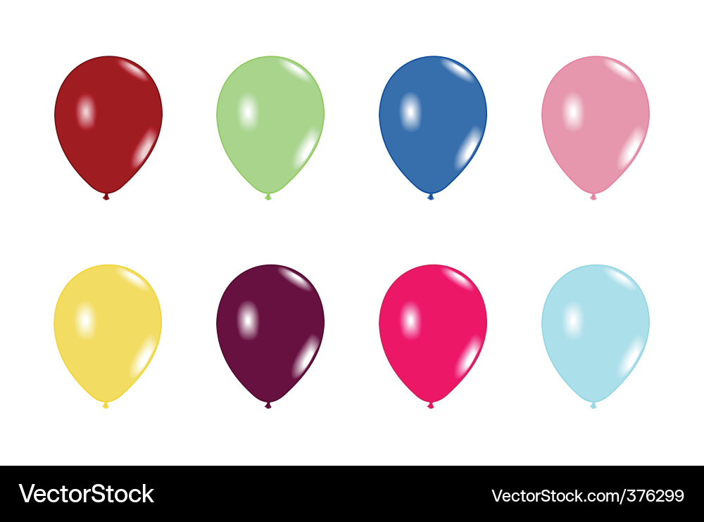 Balloons Royalty Free Vector Image - VectorStock