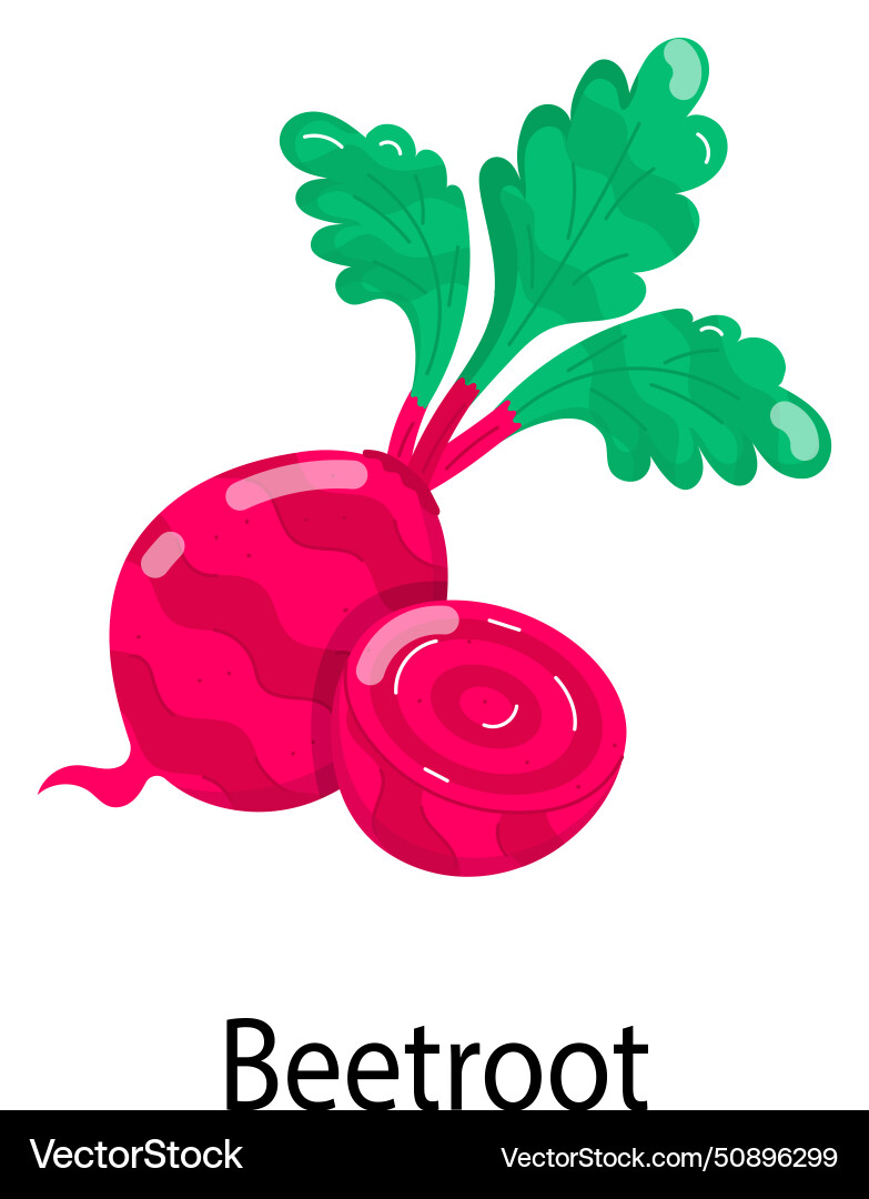 Flat Vegetables Stickers Royalty Free Vector Image