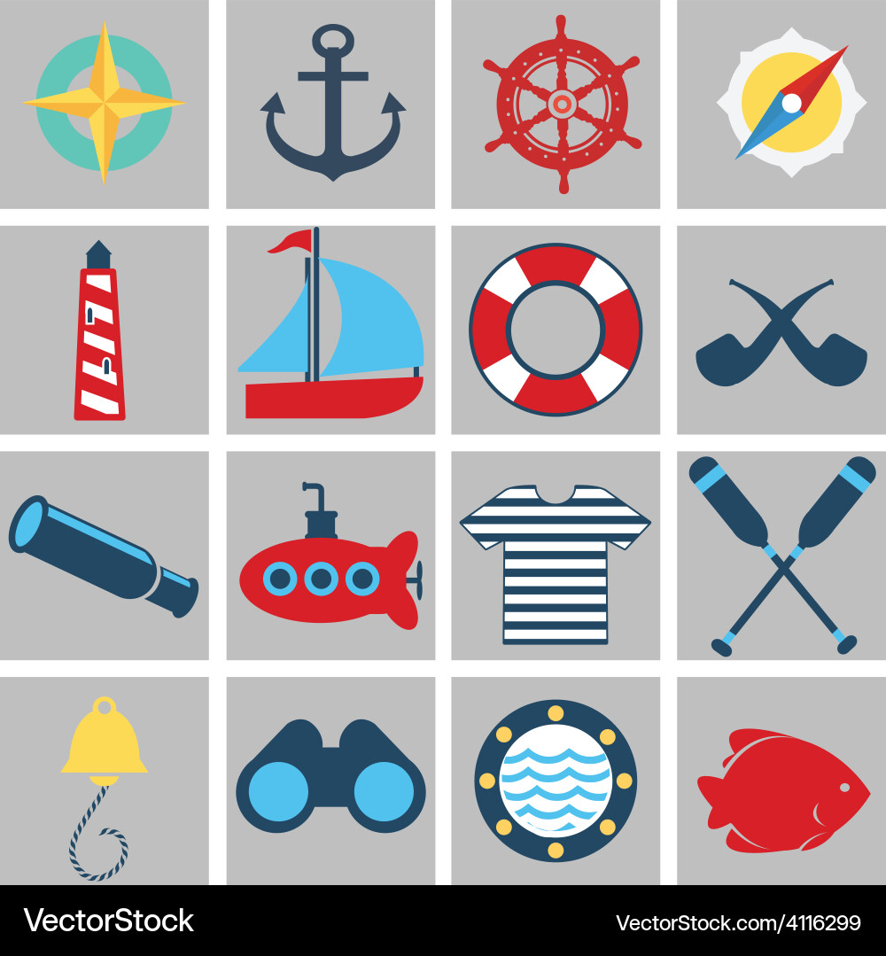 Nautical Royalty Free Vector Image - VectorStock