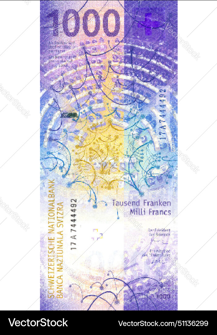 Reverse high polygonal pixel mosaic banknote 2 Vector Image