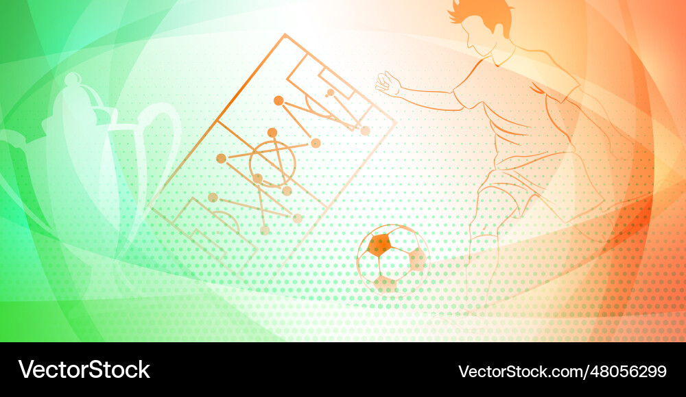 Soccer background Royalty Free Vector Image - VectorStock