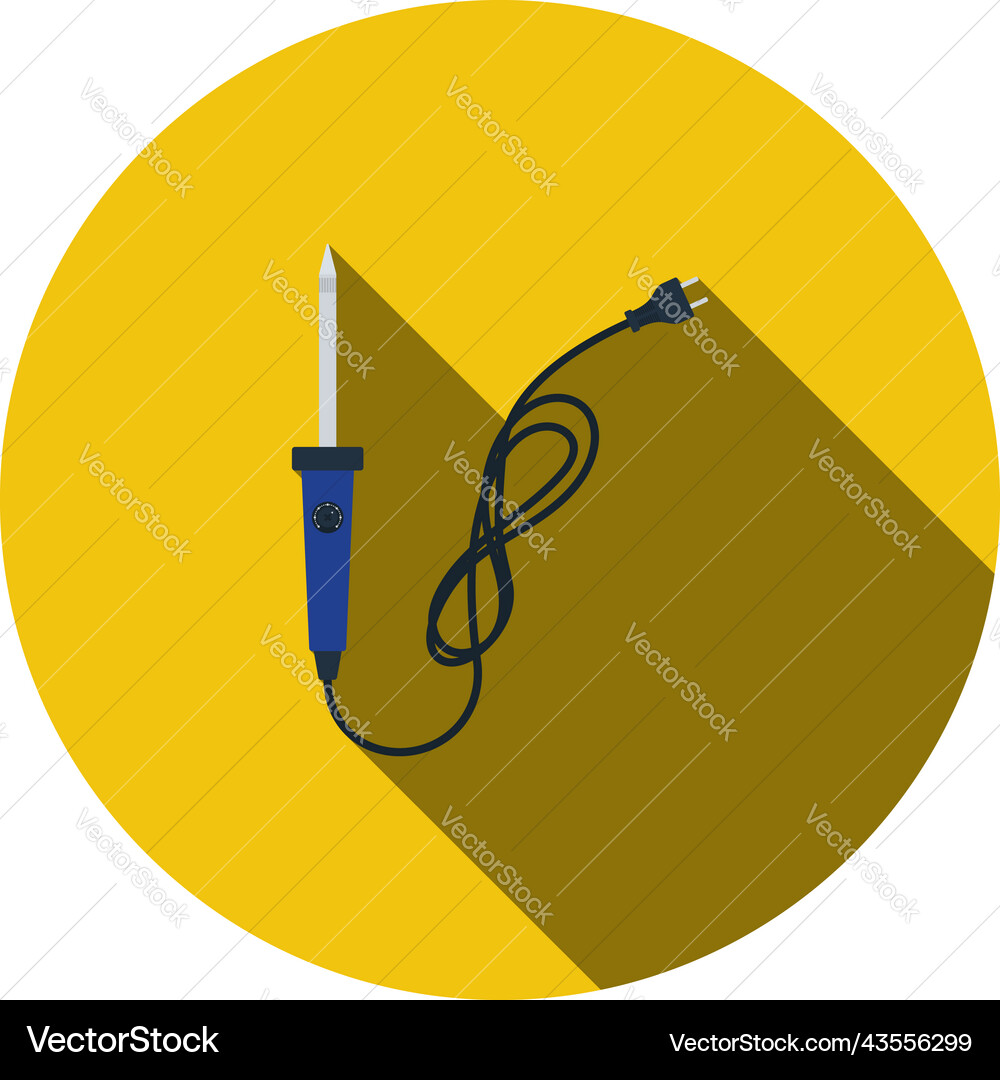 Soldering iron icon Royalty Free Vector Image - VectorStock