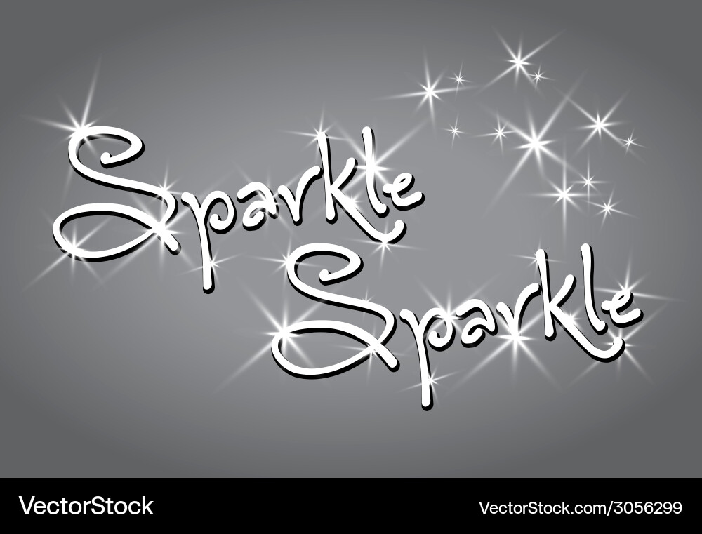 Sparkle Royalty Free Vector Image - VectorStock