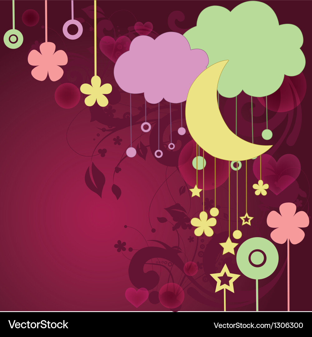 Dream background Royalty Free Vector Image - VectorStock