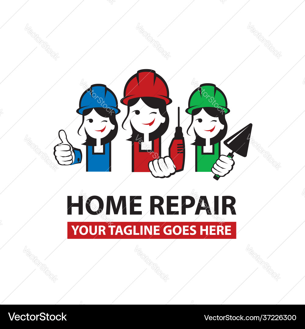 Lady builders icon Royalty Free Vector Image - VectorStock