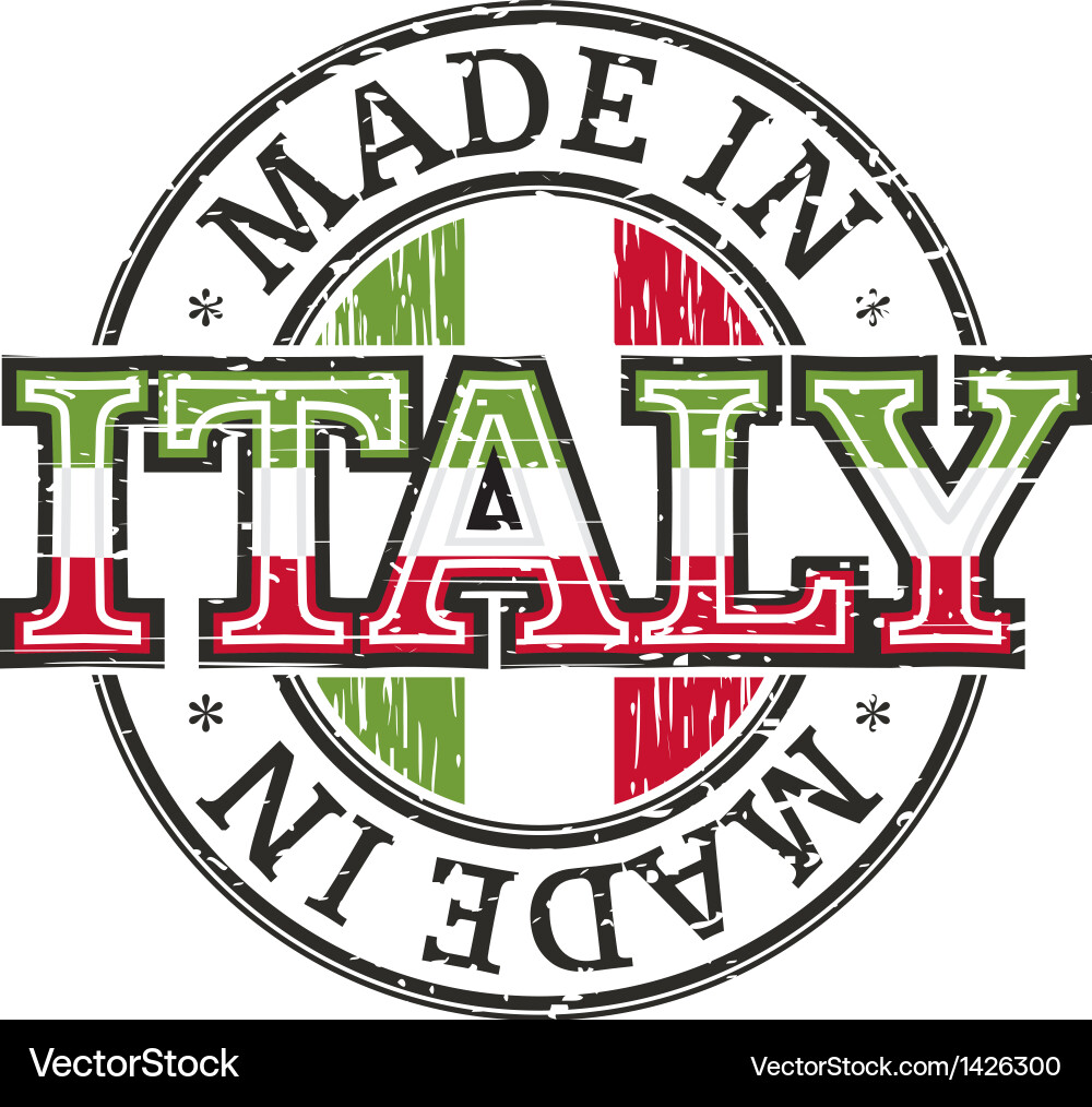 Made in italy Royalty Free Vector Image - VectorStock